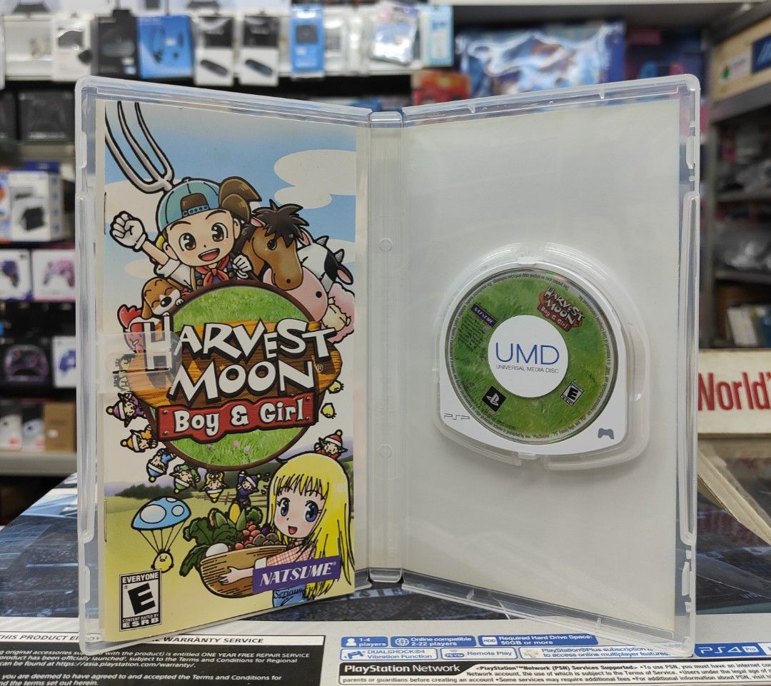 Sony PSP Harvest Moon Boy & Girl, Video Gaming, Video Games ...