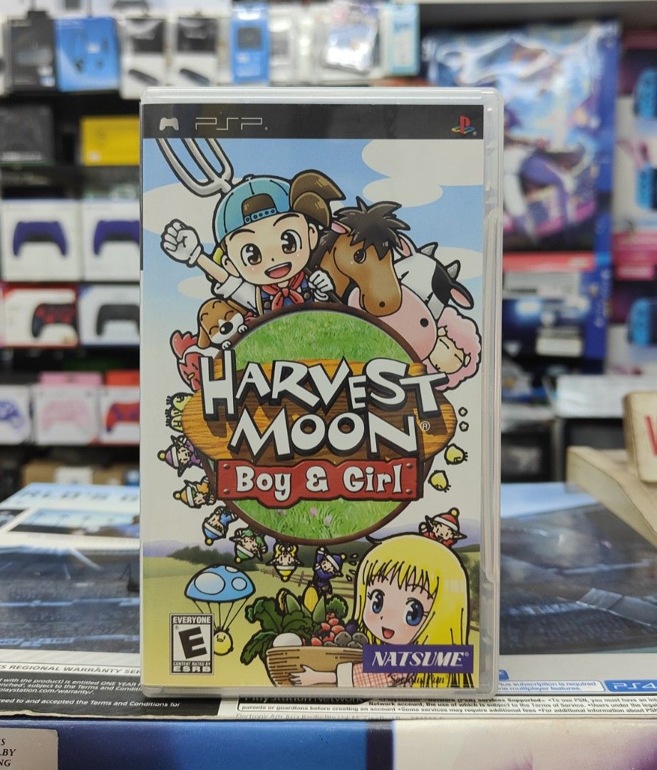 Sony PSP Harvest Moon Boy & Girl, Video Gaming, Video Games ...
