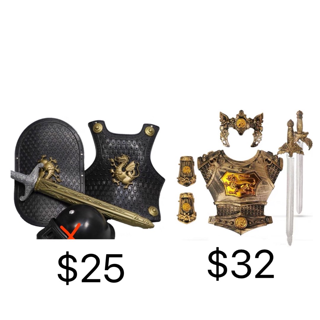 Spartan Warrior Sword Roman Prop Toy Cosplay Byzantine Warrior Catholic ...