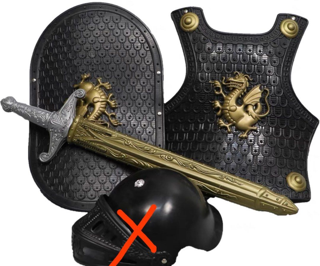 Spartan Warrior Sword Roman Prop Toy Cosplay Byzantine Warrior Catholic ...