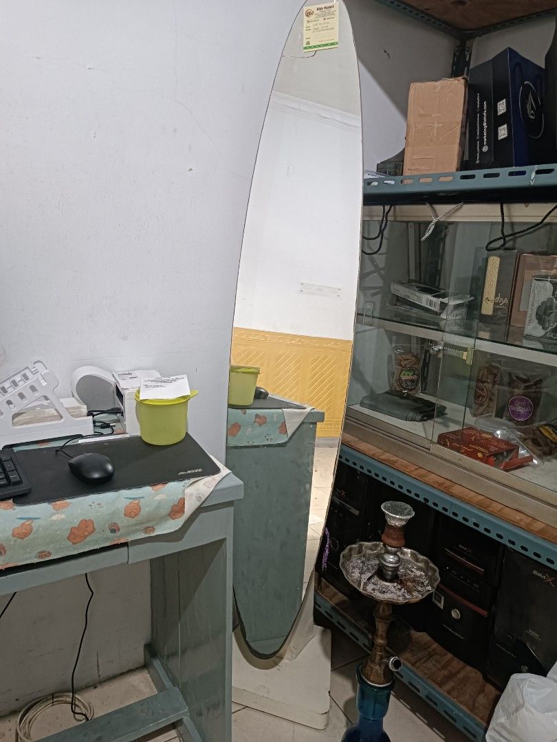 standing mirror kaca make up full body, Perabotan Rumah di Carousell