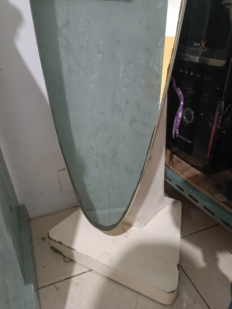 standing mirror kaca make up full body, Perabotan Rumah di Carousell
