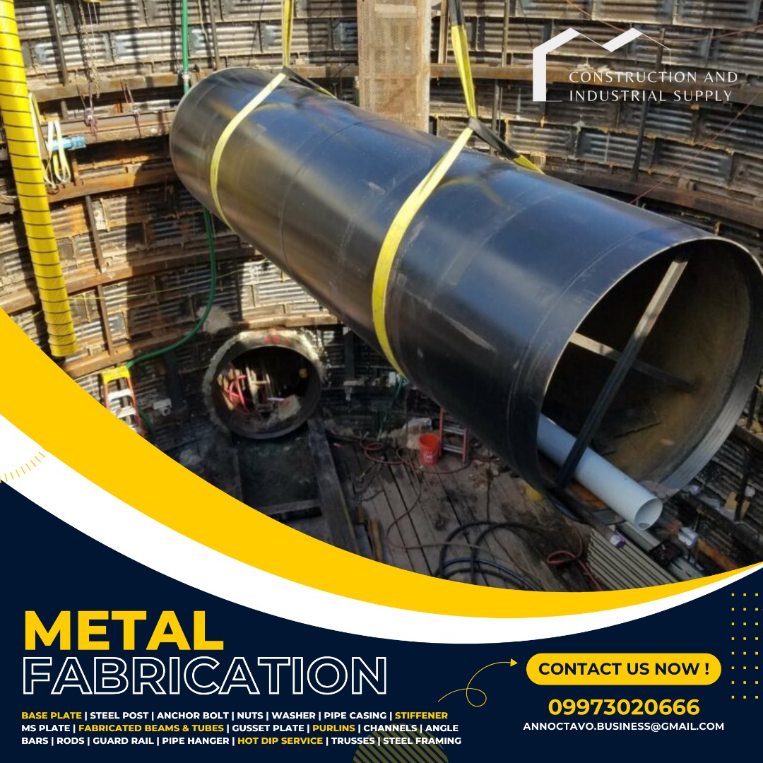 Steel Pipe Casing | Pipe | Cable Casing | Metal Works | Large Pipe ...