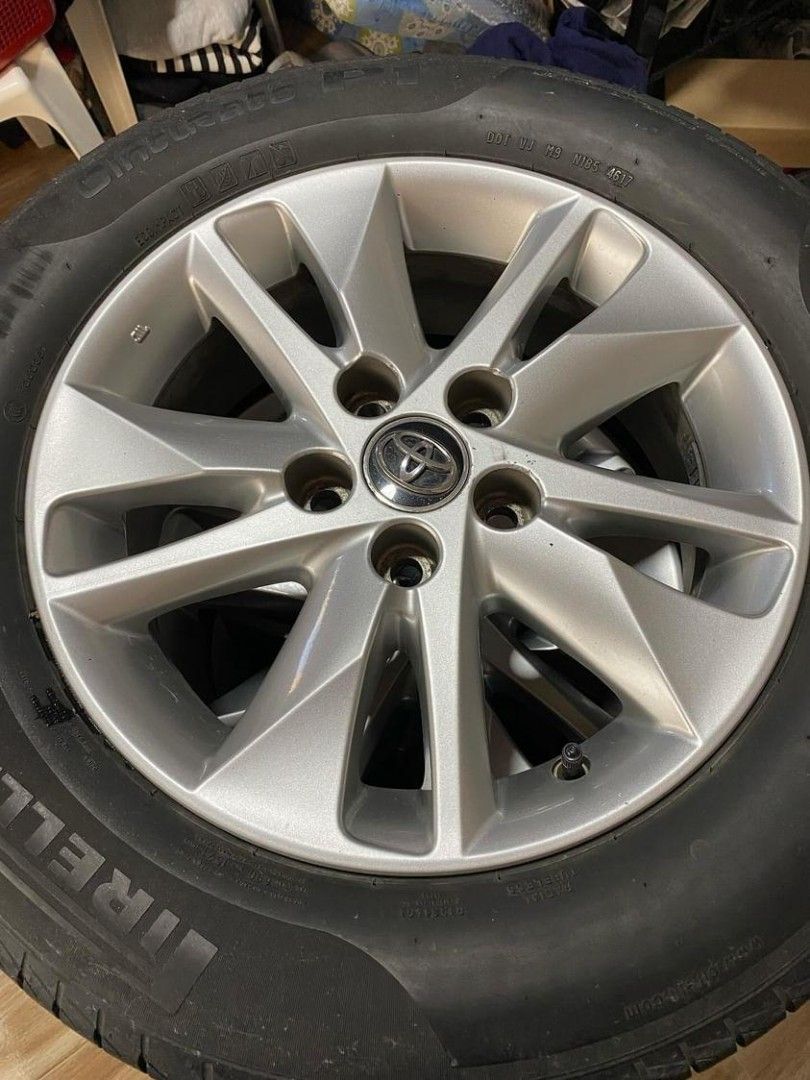 STOCK INNOVA MAGS & PIRELLI TIRES, Car Parts & Accessories, Body Parts ...
