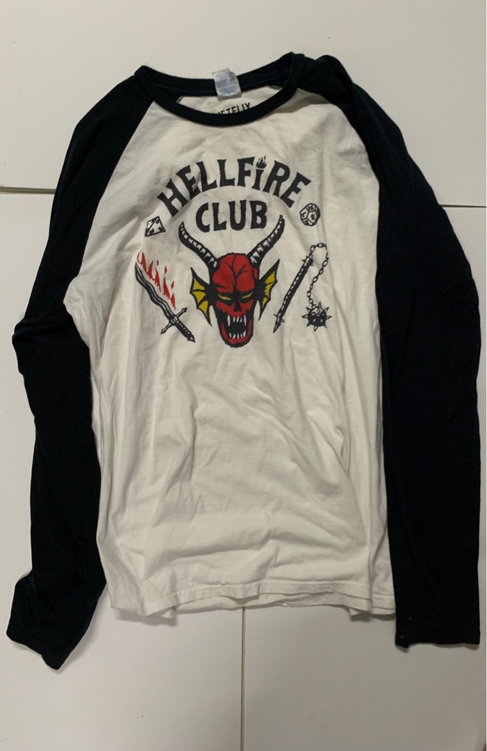 Stranger Things Hellfire Club Sweater, Men's Fashion, Tops & Sets ...