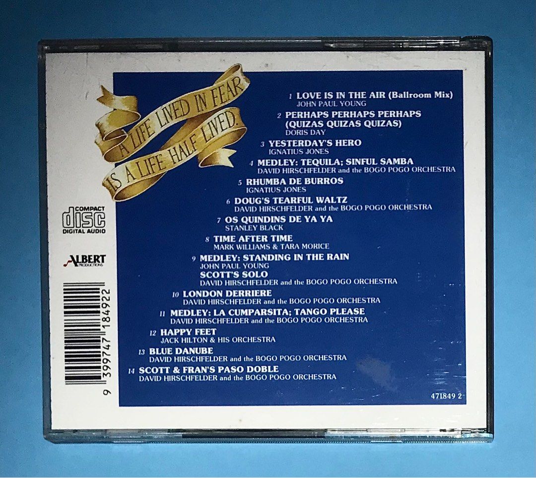 STRICTLY BALLROOM MOVIE SOUNDTRACK CD, Hobbies & Toys, Music & Media ...