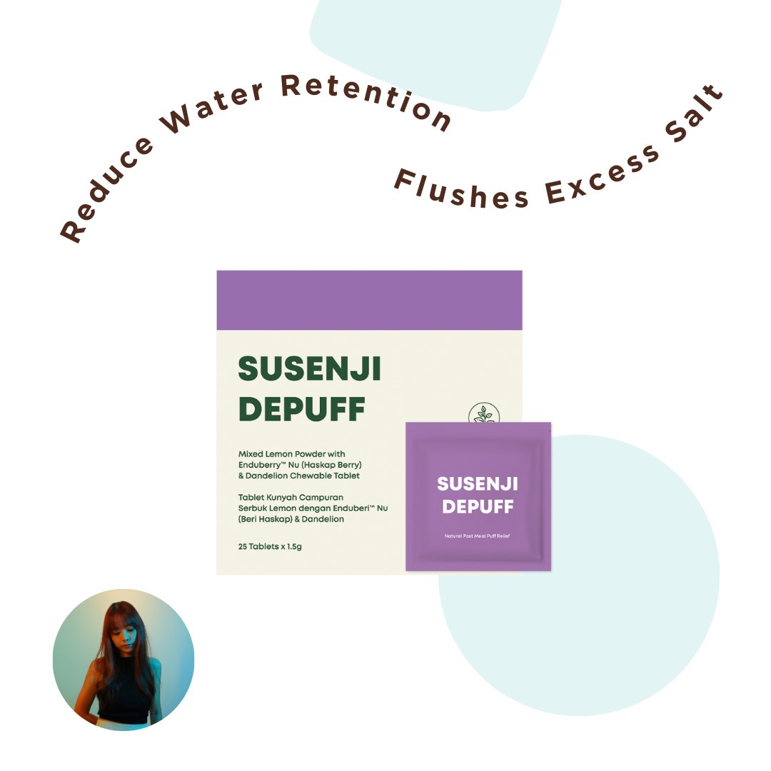Susenji Depuff - Reduce Water Retention, Flushes Excess Salt (1.5g x 25 ...