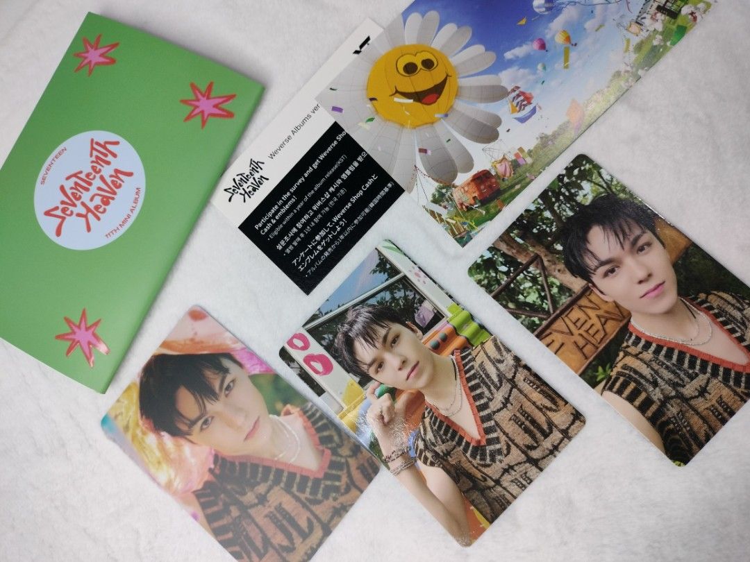 svt vernon heaven weverse set, Hobbies & Toys, Memorabilia & Collectibles, K-Wave on Carousell