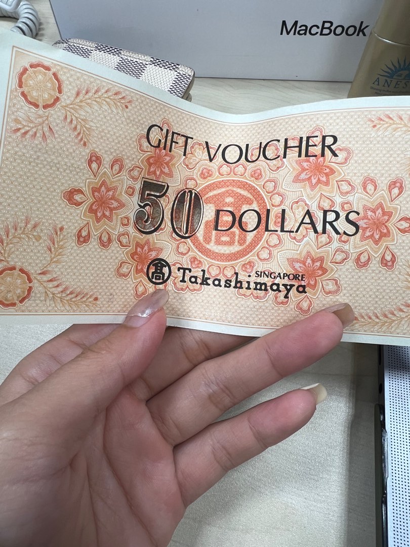 Takashimaya $50 Voucher, Tickets & Vouchers, Vouchers on Carousell