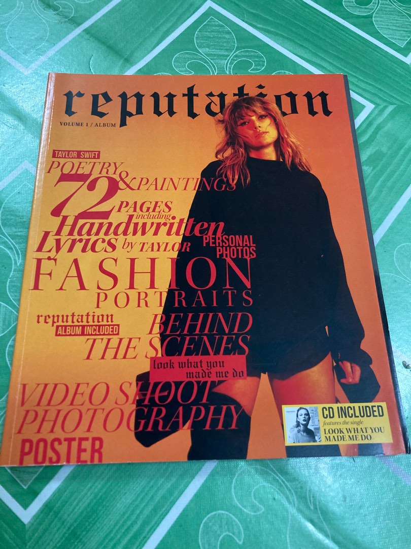 Taylor Swift Reputation Magazine Volume 1, Hobbies & Toys, Books ...