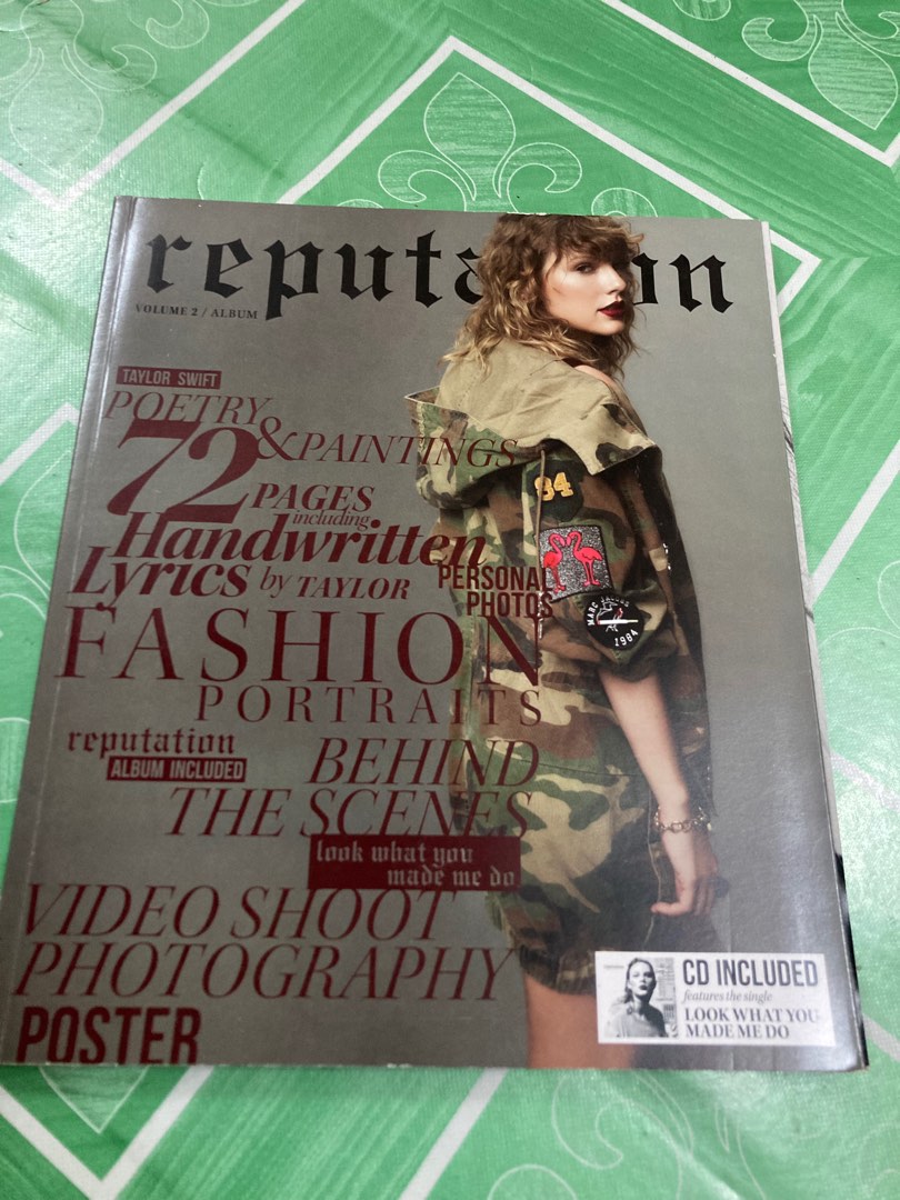 Taylor Swift Reputation Magazine Volume 2, Hobbies & Toys, Books ...
