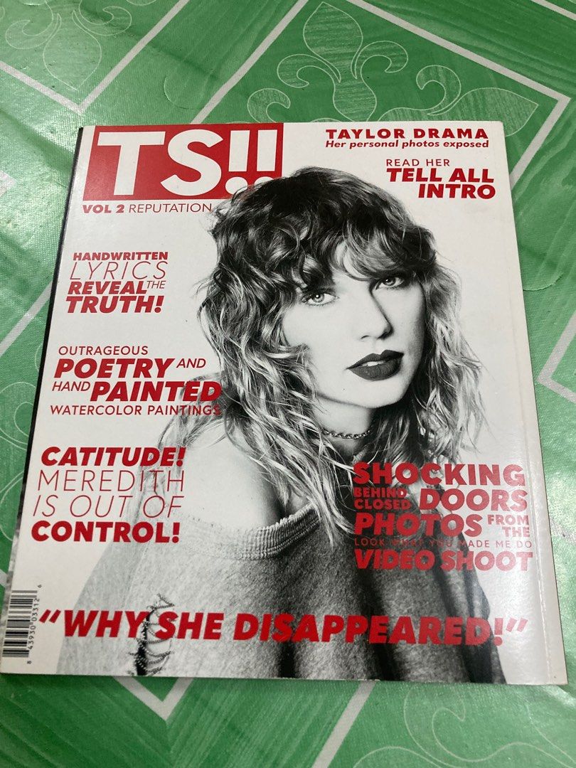 Taylor Swift Reputation Magazine Volume 2, Hobbies & Toys, Books ...
