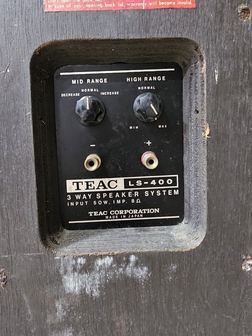 TEAC LS400 3 way speaker system, Audio, Soundbars, Speakers ...