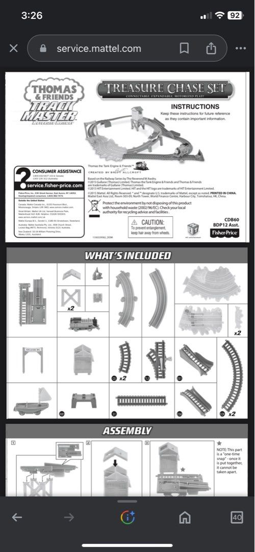 Thomas and friends track master Treasure Chase set, Hobbies & Toys ...