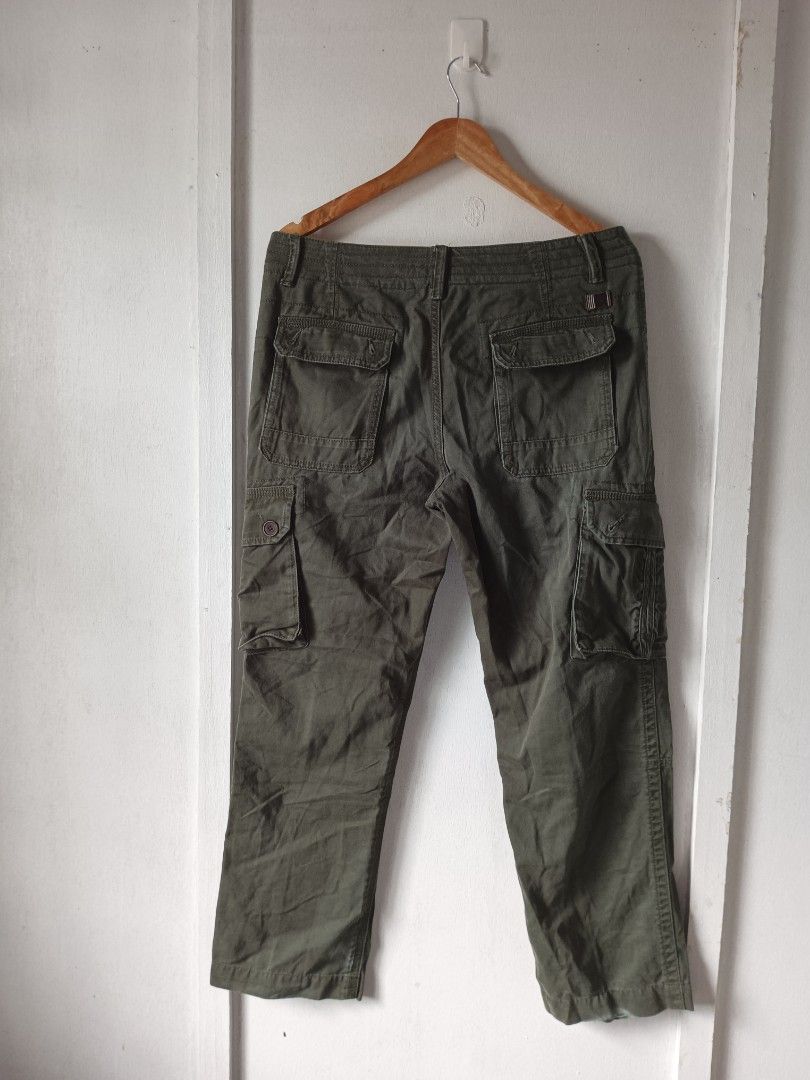 Timberland Moss Green Cargo Pants, Men's Fashion, Bottoms, Jeans on ...
