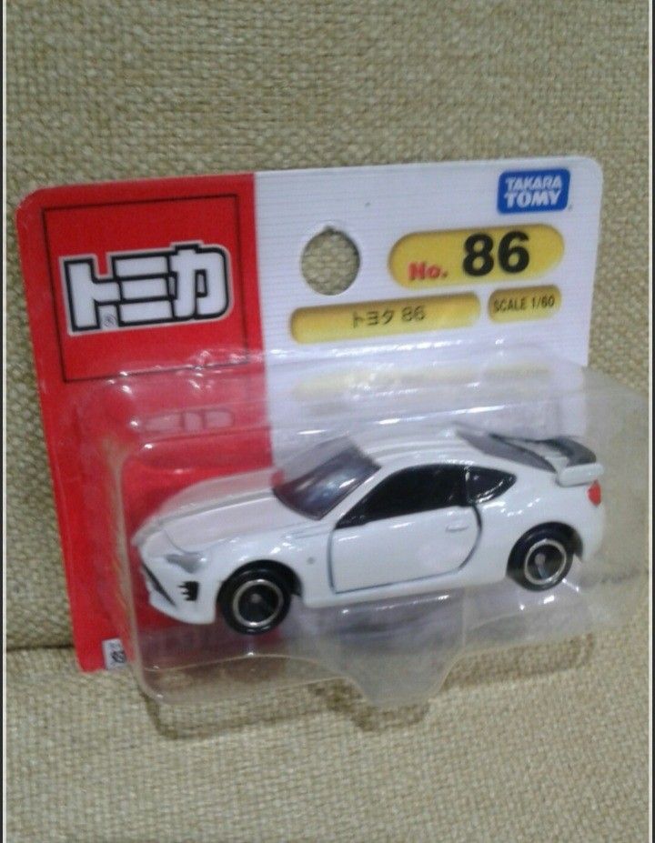 Tomica Blister Pack #86 - Toyota 86, Hobbies & Toys, Toys & Games on ...