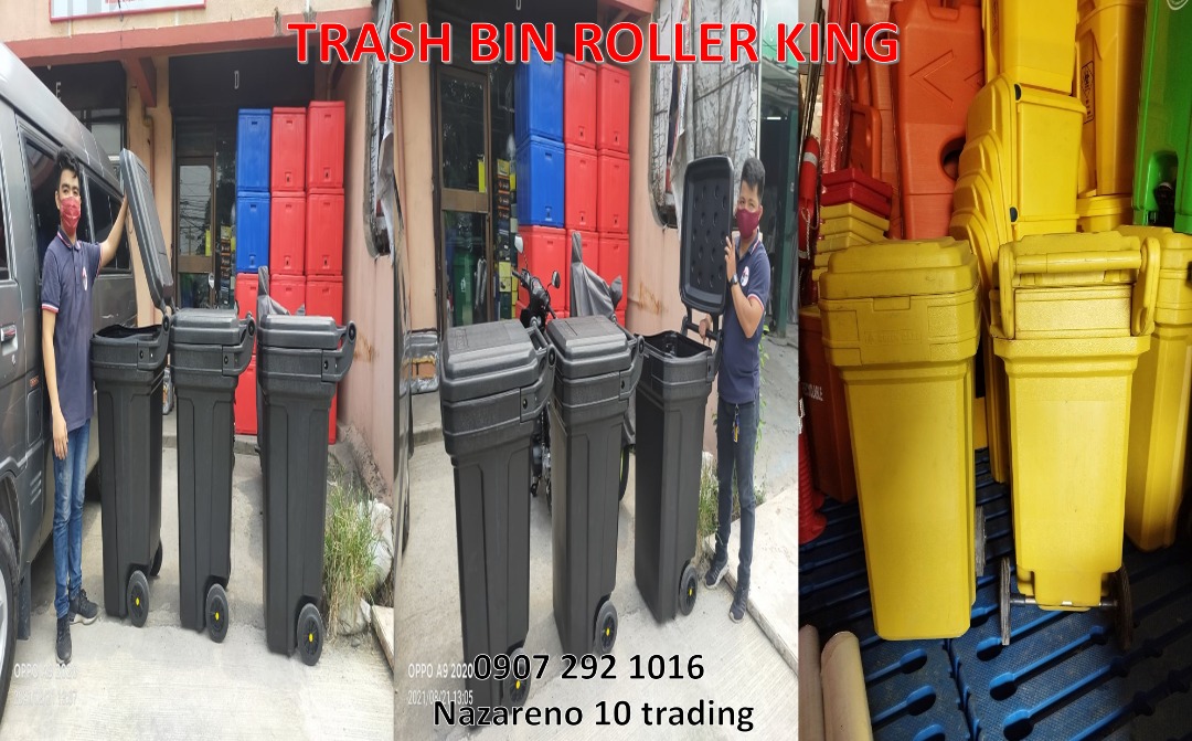 trash bin 626 Roller king, Furniture & Home Living, Cleaning & Homecare ...