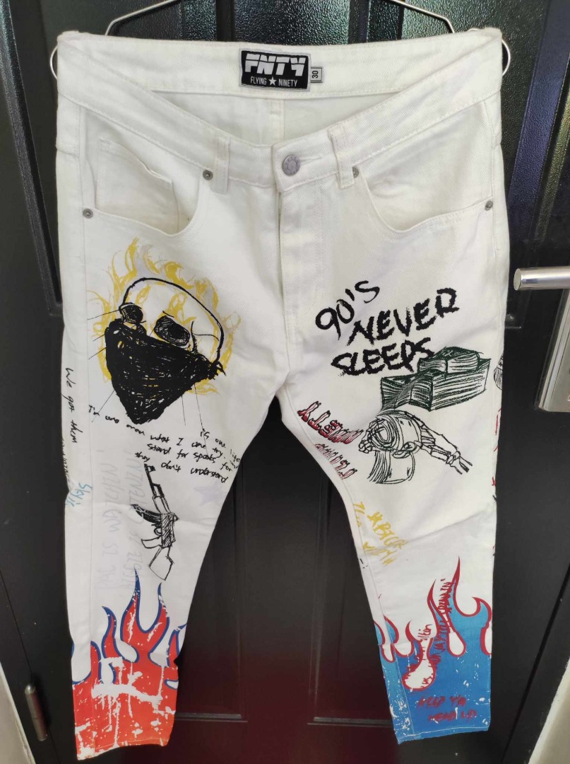VINTAGE VIBES JEANS, Men's Fashion, Bottoms, Jeans on Carousell