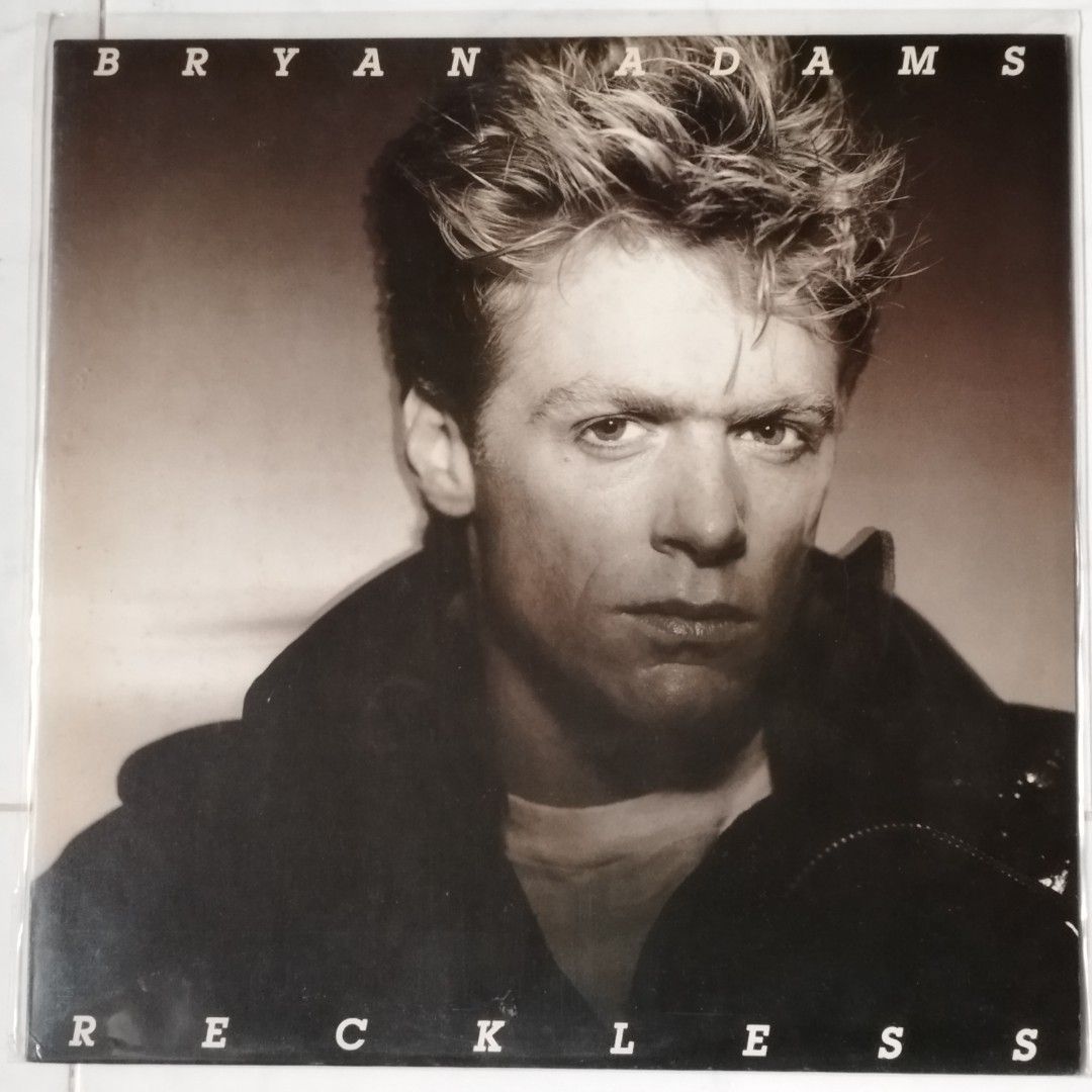 Vinyl LP : Bryan Adams ~ Reckless, Hobbies & Toys, Music & Media ...