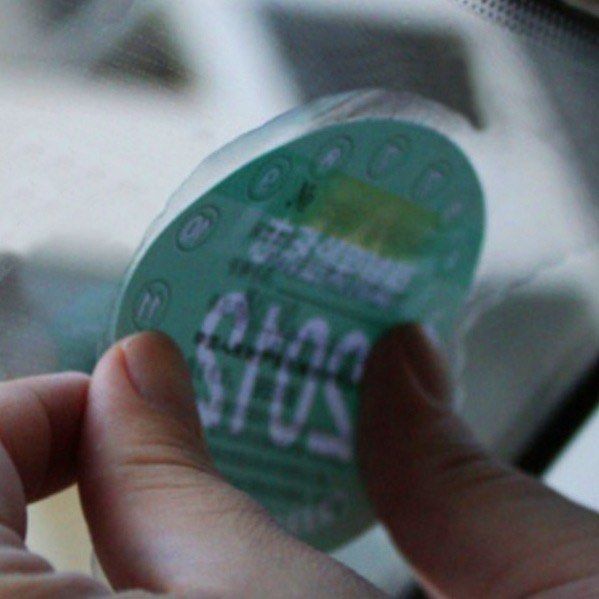 PHV VIP Luxury Static Cling Decals for PHV . 11cm diameter Free Normal ...