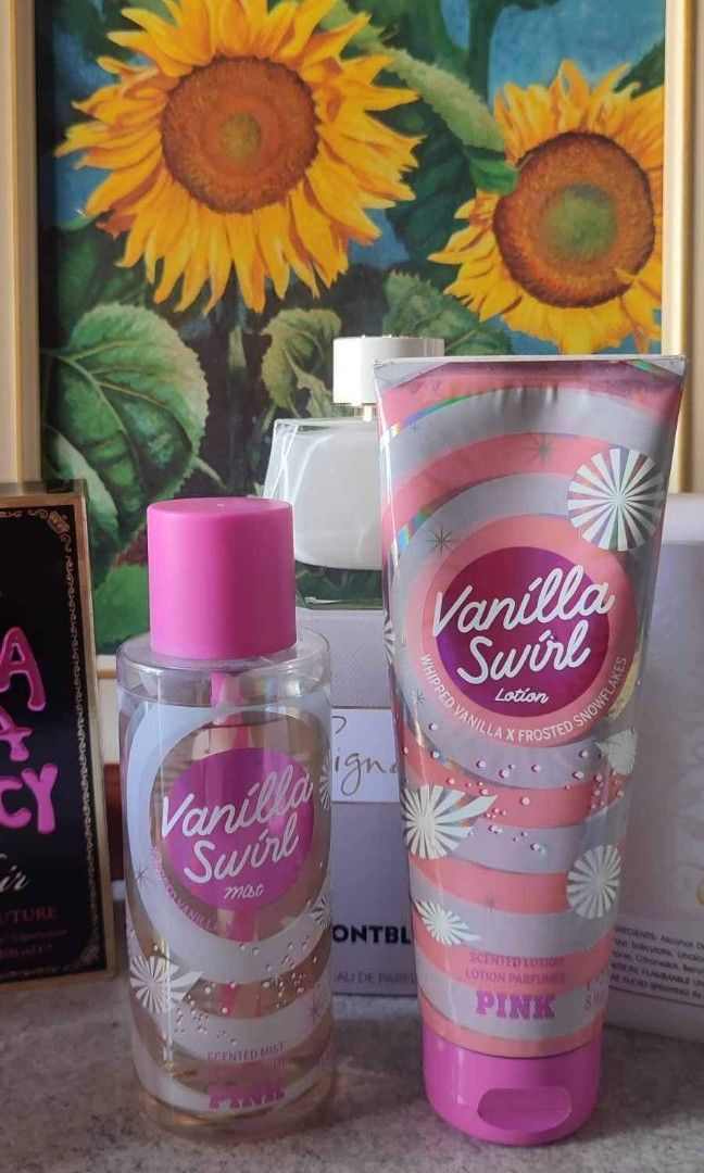 VS PINK Vanilla Swirl Bundle, Beauty & Personal Care, Fragrance ...