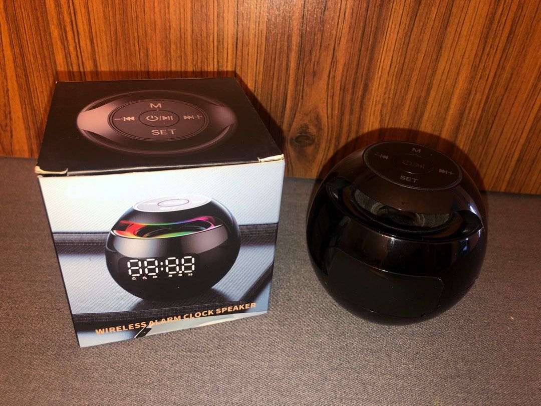 Wireless alarm clock speaker Axcs, Audio, Soundbars, Speakers ...