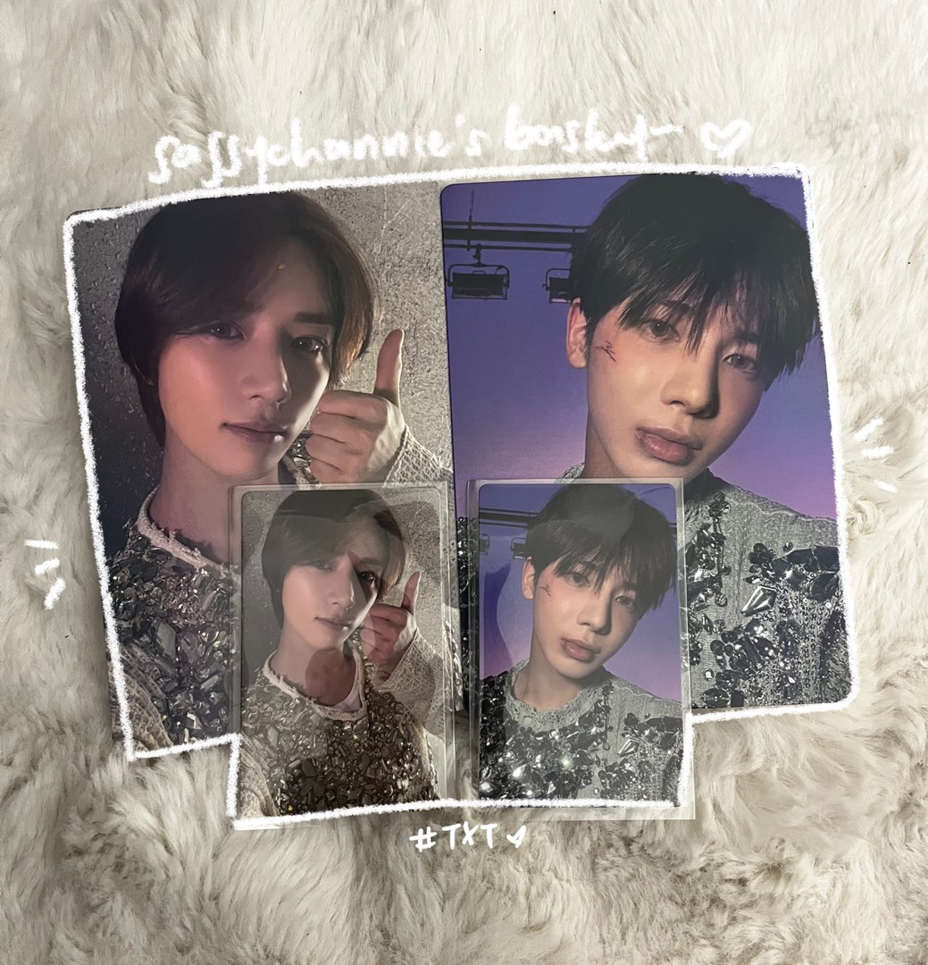 [WTT/WTS/LFB] TXT TNC:FREEFALL ASSORTED ALBUM PCS AND POBS: taehyun ...