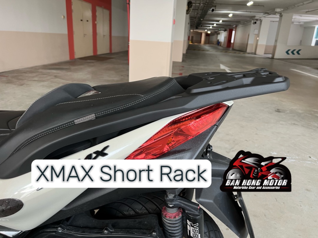 In stock!! XMAX Short Rack V1 V2 , Motorcycles, Motorcycle Accessories ...