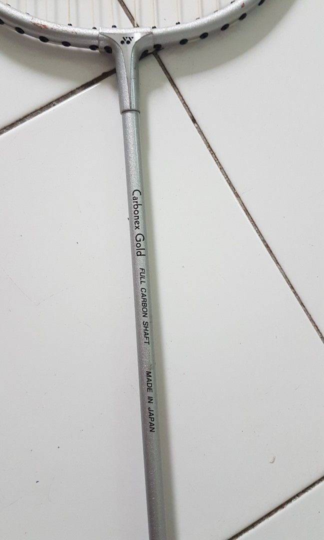Yonex Carbonex Gold Badminton Racket, Sports Equipment, Sports & Games, Racket & Ball Sports on ...