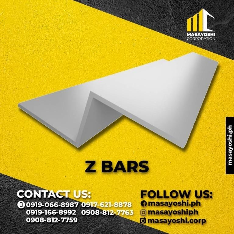 Z Bars | 3/4 X 6M 5.2k | Z Shaped Metal | Z Bar | Z Section, Commercial ...