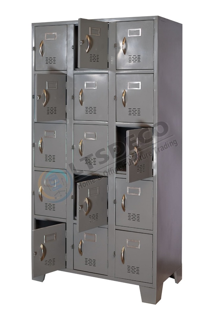 12 DOOR STEEL LOCKER WITH STAND OFFICE PARTITION FURNITURES ...