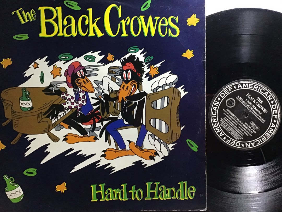 12 INCH The Black Crowes - Hard to Handle OOP 12” VINYL RECORD Anubis ...