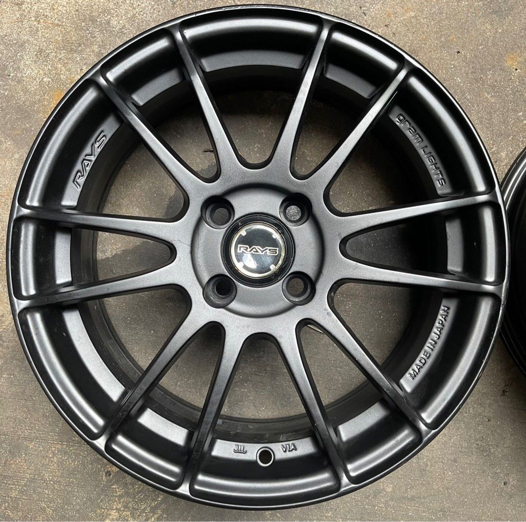 16” Rays Gram light original made in Japan rims, Car Accessories, Tyres ...