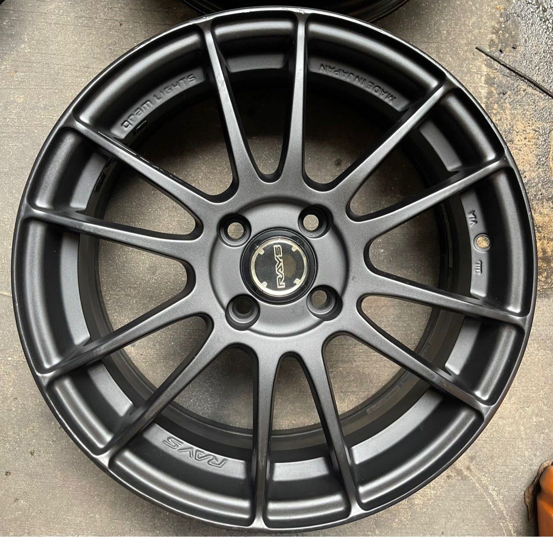 16” Rays Gram light original made in Japan rims, Car Accessories, Tyres ...