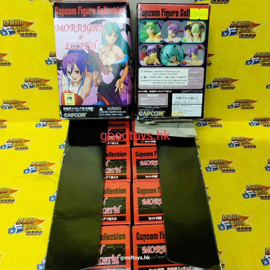 全新 CAPCOM FIGURE COLLECTION 魔域戰士 MORRIGAN & LILITH 盒蛋 連別色款 全14種, 興趣及遊戲 ...