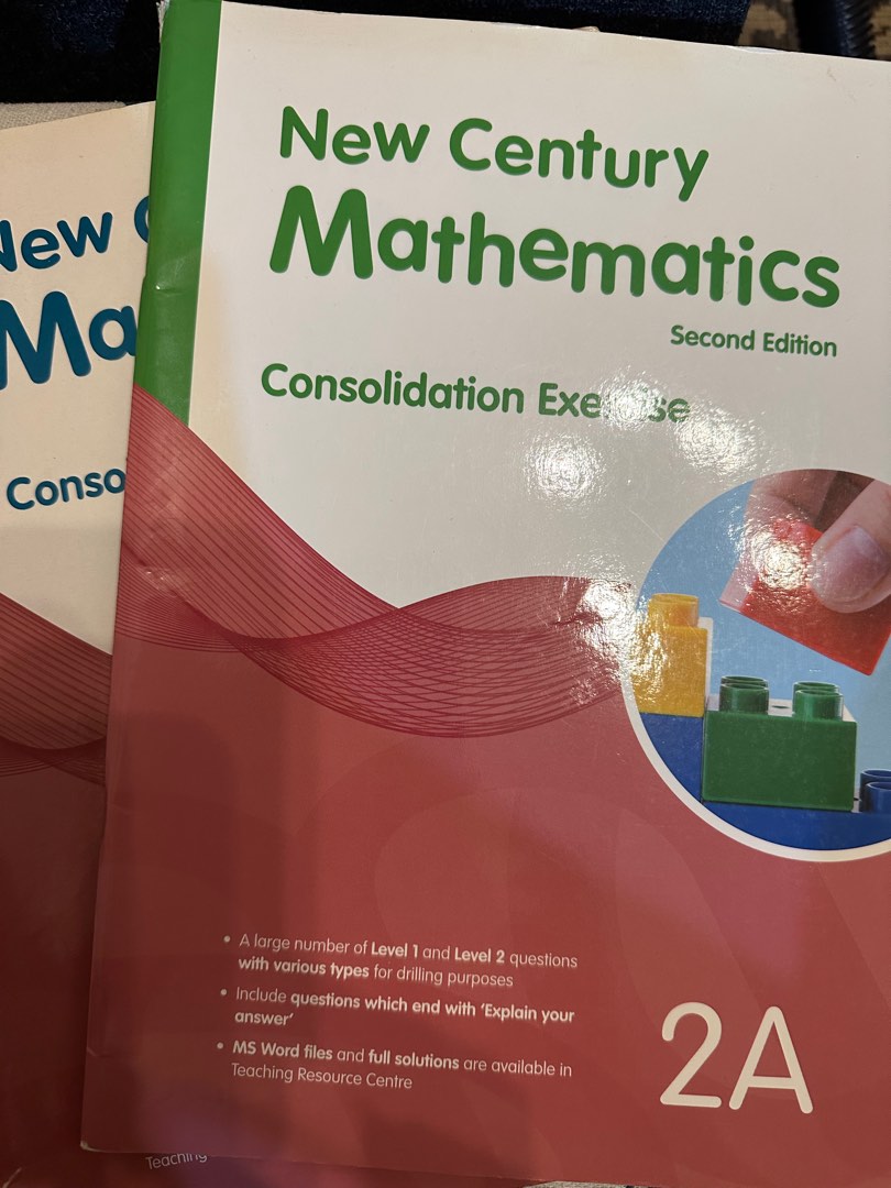 [二手] New Century Mathematics Consolidation Exercise 2A&2B, 興趣及遊戲, 書本 ...