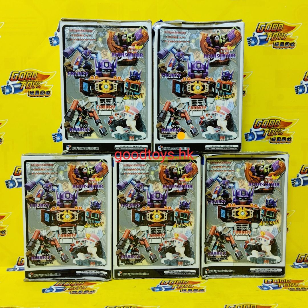 全新未開袋 TAKARA 變形金剛 TRANSFORMERS T.K FIGURE COLLECTION 盒蛋 全5種, 興趣及遊戲, 玩具 ...