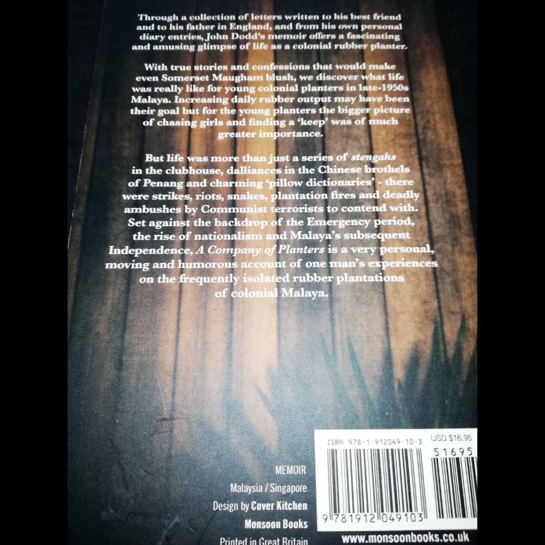 A Company Of Planters (Confessions Of A Colonial Rubber Planter In ...