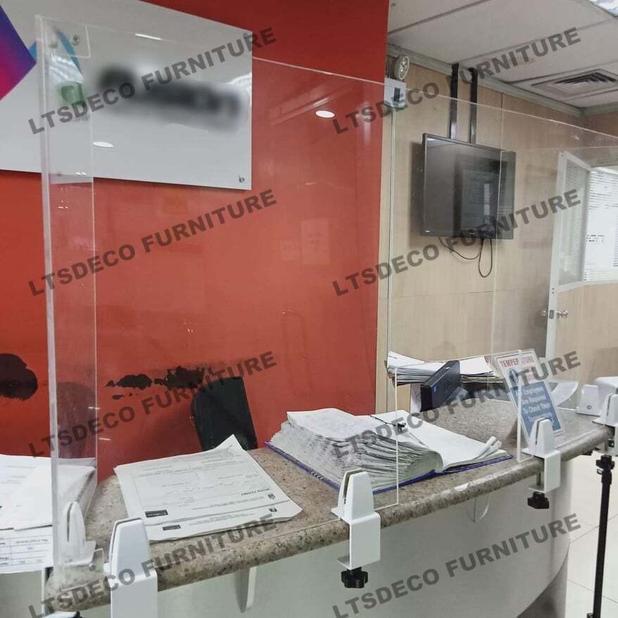 ACRYLIC HOME AND OFFICE FURNITURE PARTITION, Furniture & Home Living ...
