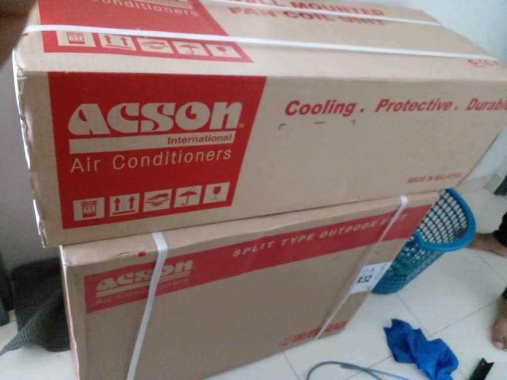 Aircond Murah Siap Pasang Acson 1hp Inverter #S006, TV & Home ...