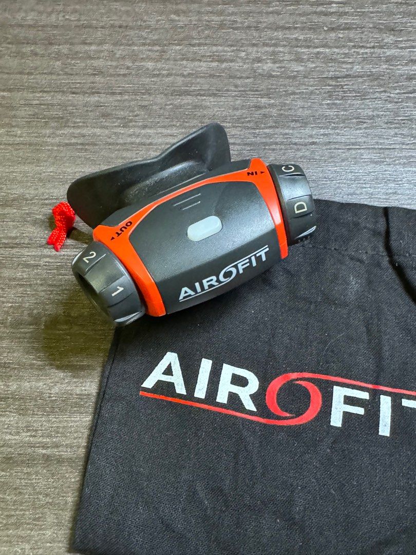 Airofit Breathing Trainer | 呼吸訓練器, 運動產品, 運動與健身, 運動與健身 - 有氧健身器材 - Carousell