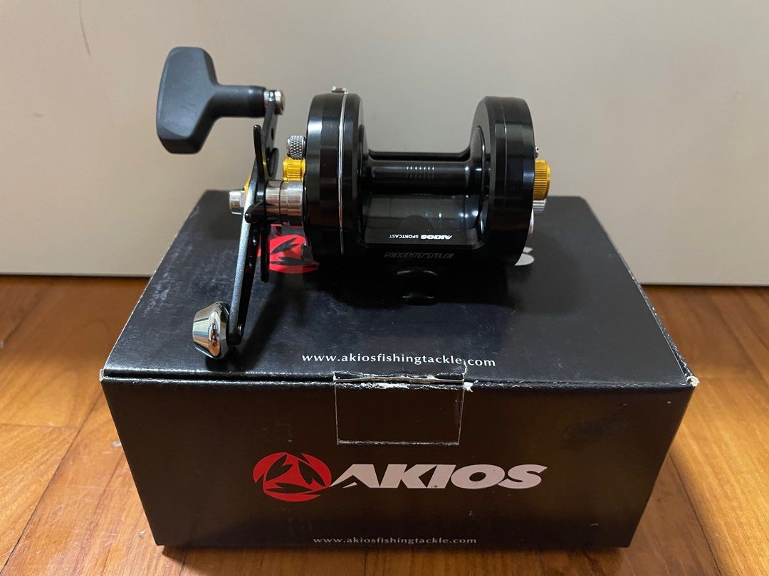 Akios Shuttle 666STR surf casting reel, Sports Equipment, Fishing on Carousell