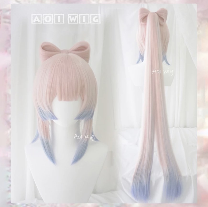 AOI Wig Genshin Impact Sangonomiya Kokomi, Hobbies & Toys, Collectibles ...