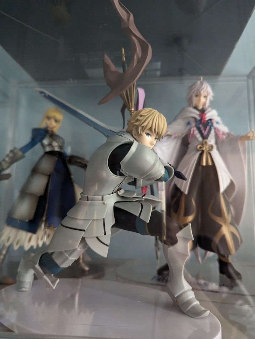 Artoria, Gawain, Merlin Fate series anime Figure, Hobbies & Toys, Toys ...