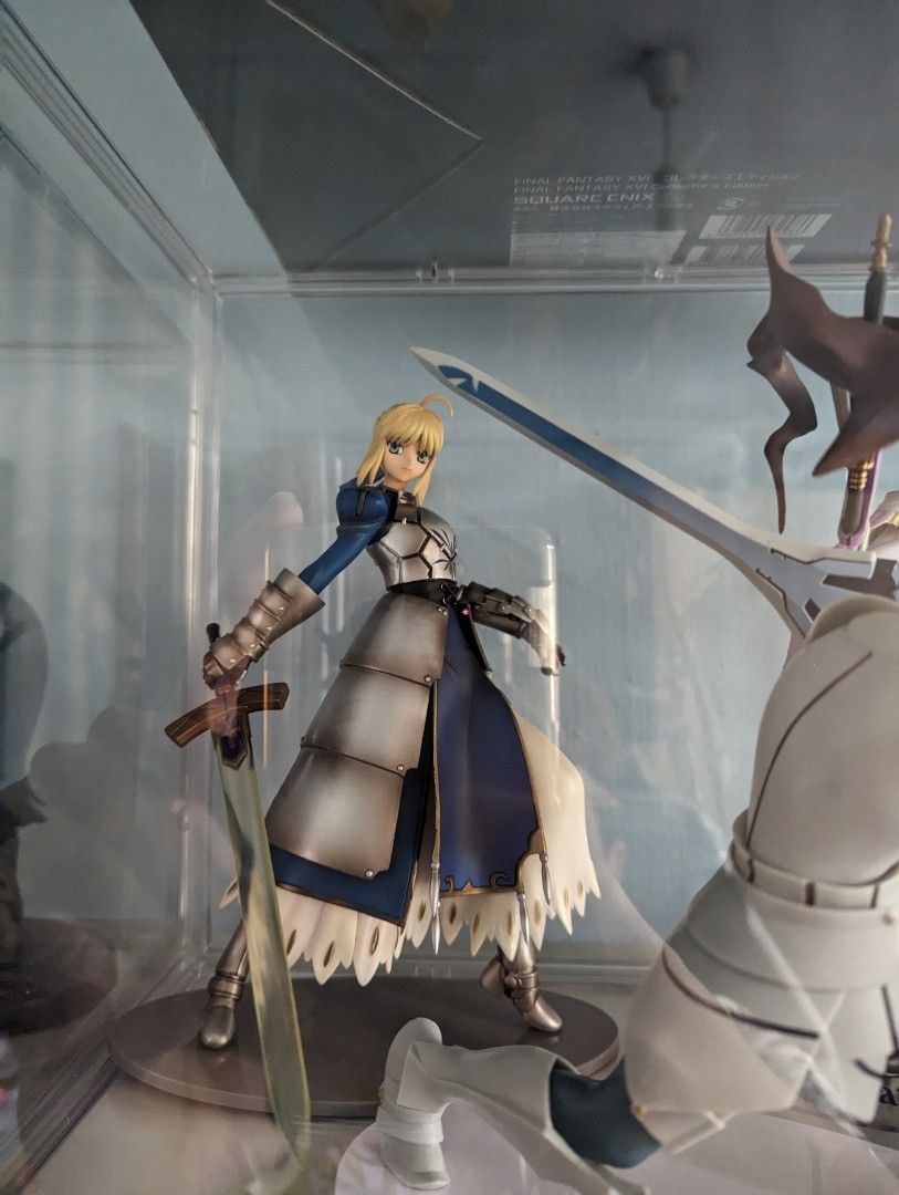 Artoria, Gawain, Merlin Fate series anime Figure, Hobbies & Toys, Toys ...