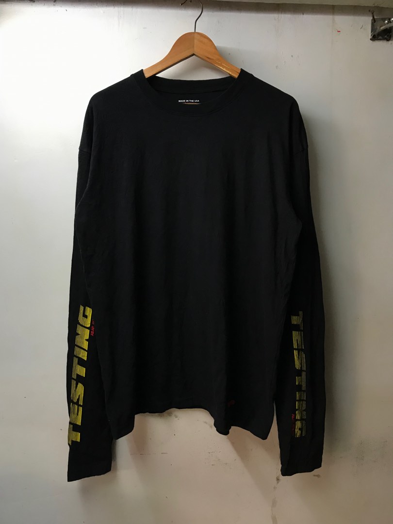 Asap rocky X Awge testing long sleeve, Men's Fashion, Coats, Jackets ...