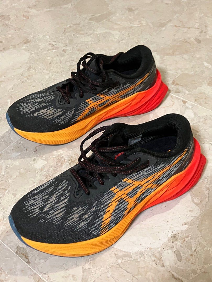 Asics Novablast 3, UK6.5 / US7.5, 5 runs 27km, Men's Fashion, Footwear, Sneakers on Carousell