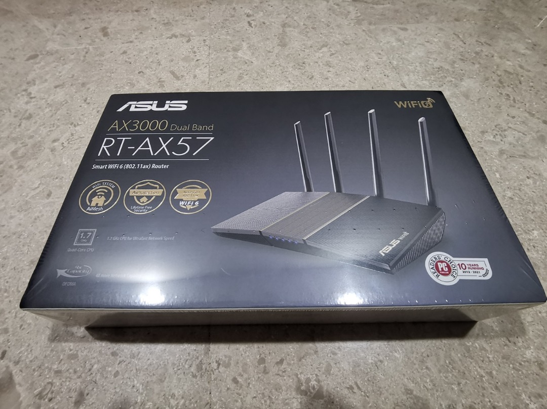 ASUS RT-AX57 (AX3000) Dual Band WiFi 6 - Self collect or Free courier ...