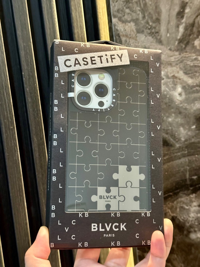 Authentic CASETiFY BLVCK Puzzle case(iPhone 14 pro max), Mobile Phones ...