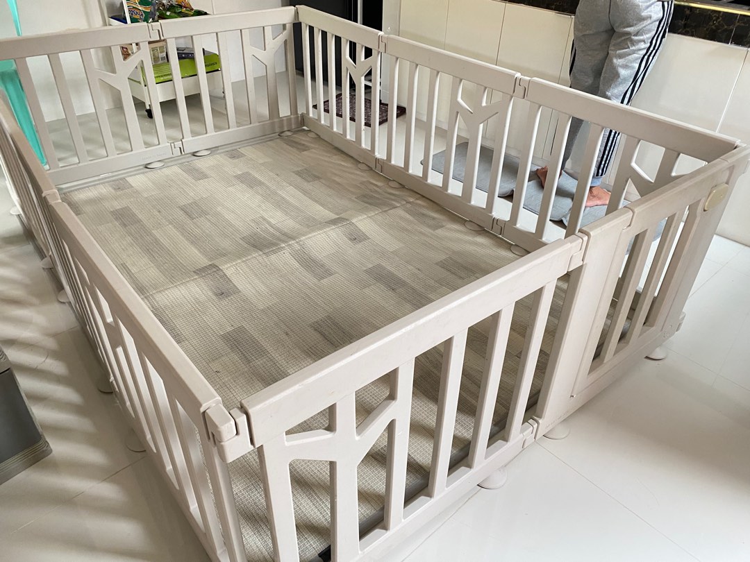 Baby playpen playfence Ifam with mat, Babies & Kids, Baby Nursery ...